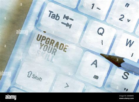 Handwriting Text Upgrade Your Skill Conceptual Photo Expand Scope Of Knowledge Optimize Skills