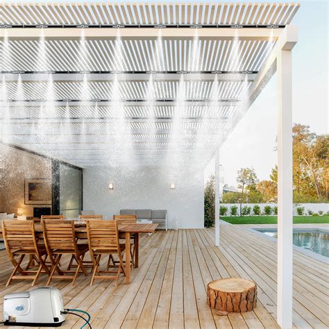 Coolant Spray Misters System Outdoor Misting Spray Cooling System Kit