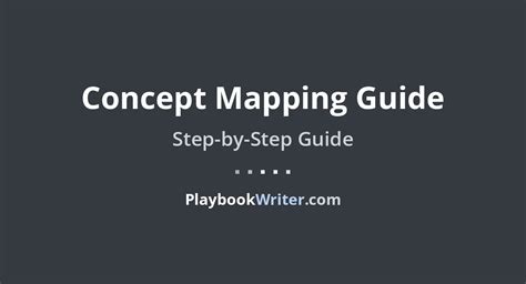 Concept Mapping Guide Playbookwriter
