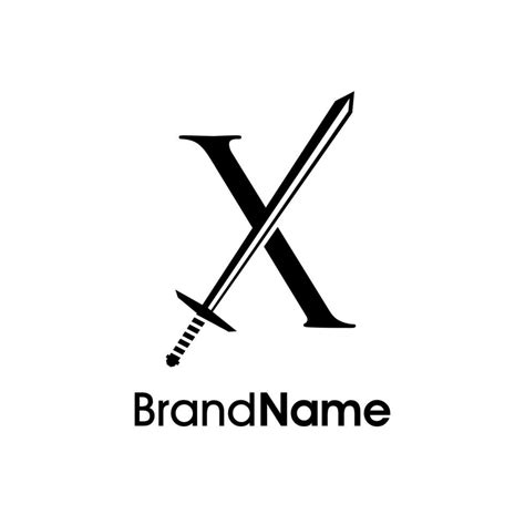 Luxury Initial X Sword Logo 46341356 Vector Art At Vecteezy