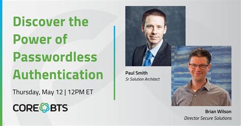 Passwordless Passwordlessauthentication Webinar Learning Security Joseph Bellian