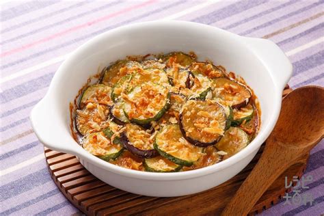 なすとズッキーニの味噌マヨグラタンのレシピ・作り方｜レシピ大百科（レシピ・料理）｜【味の素パーク】 なすやズッキーニを使った料理