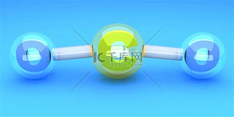 二氧化碳分子高清摄影大图 千库网