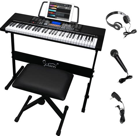 Rif6 Electric 61 Key Piano Keyboard With Over Ear