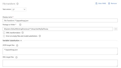 Azure Devops Doesnt Replace The Values In The Appsettingsjson In The Release Pipeline Stack