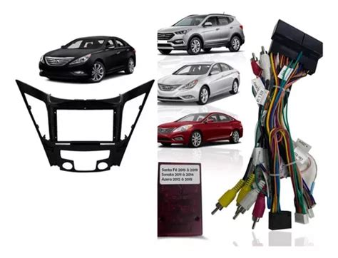 I Kit Moldura 9 Polegadas Chicote Canbus Hyundai Sonata Parcelamento Sem Juros