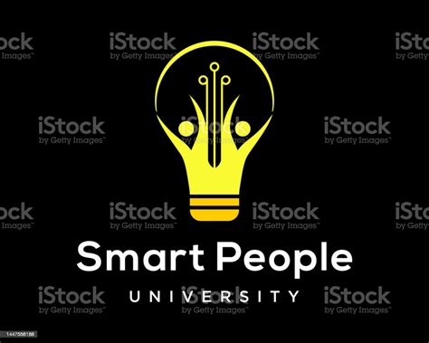 전구 램프 사람들 학생 스마트 학습 아이콘 기호 학교 대학 캠퍼스 교육 영감 브랜드 아이덴티티 디자인 벡터 설정 개념에 대한 스톡 벡터 아트 및 기타 이미지 Istock