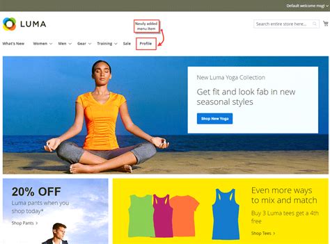 How To Add Custom Menu Item In Magento 2 Frontend
