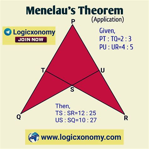 Menelaus Theorem Of The Triangle Powerful Geometry Hack 2022 Artofit
