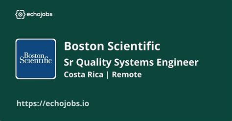 Boston Scientific Is Hiring Sr Quality Systems Engineer Cartago