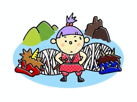 鬼退治イラスト No 24850094｜無料イラスト・フリー素材なら「イラストac」