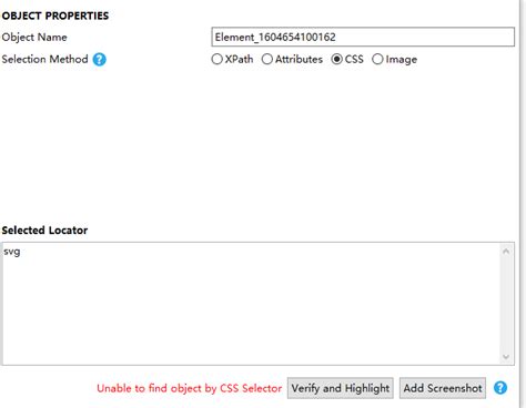 Cannot Locate Svg Elements Web Development Using Vuejs Katalon