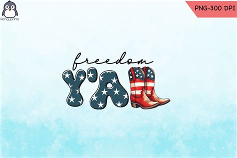 Retro Freedom Y All Sublimation Png Graphic By Penguprints Creative