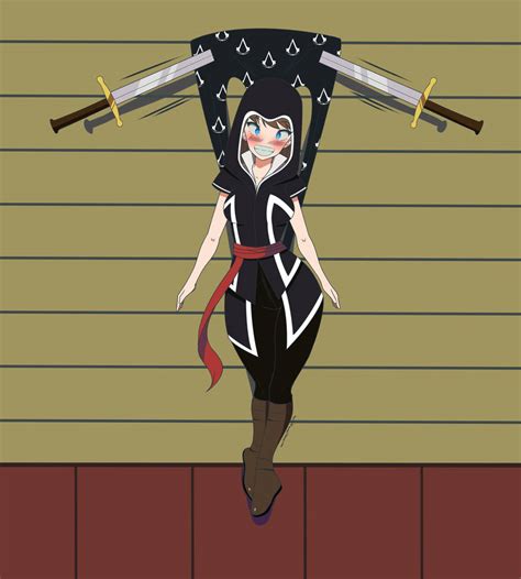 Hanging Wedgie Emily Assassins Creed Commission By Rirnn On Deviantart
