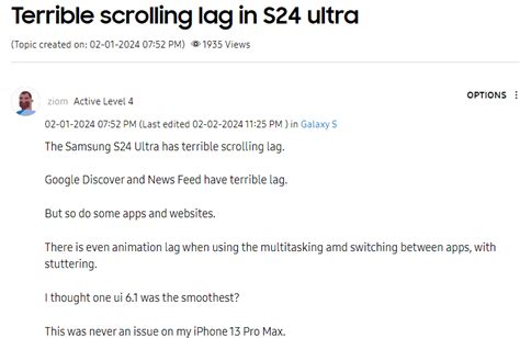 Galaxy S24 Ultra Scrolling And Lag Issues Reported By Users Saminsider