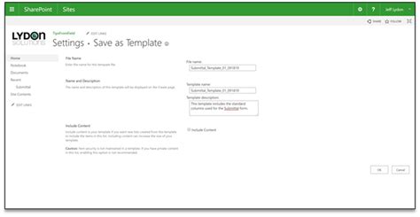 Using List And Document Library Templates In Sharepoint