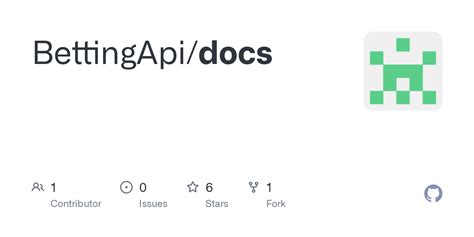 GitHub BettingApi Docs