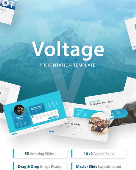 Voltage Business Presentation PowerPoint Template