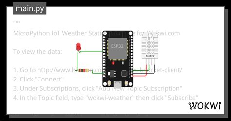 Micropython Mqtt Weather Logger Esp32 Copy Copy Copy Wokwi Esp32 Stm32 Arduino Simulator