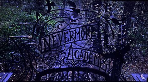 Nevermore Academy Entrance Gate Nevermore Castle Nevermore Gate