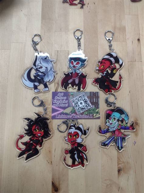 Helluva Boss Keychains Etsy