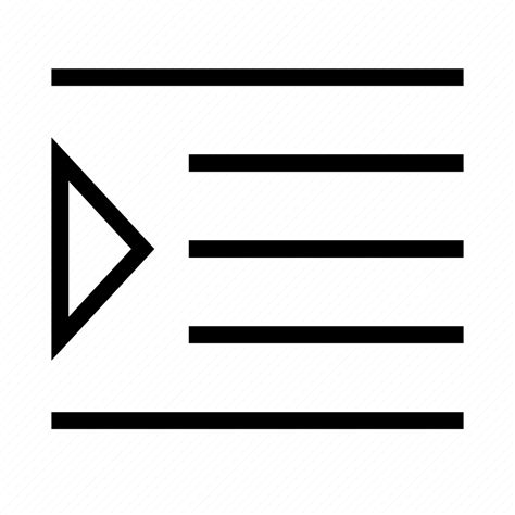 Content Increase Indent Paragraph Style Text Type Icon Download