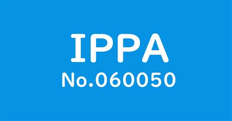 Ippa No060050 Ippa Member