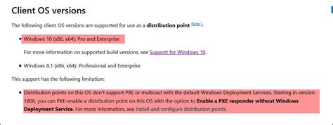 Windows 10 Distribution Point Installation Guide
