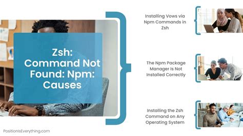 zsh command not found npm the only guide you need position is everything