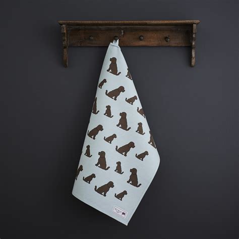 Cockapoo Labradoodle Chocolate Tea Towel £1295 Mischievous Mutts