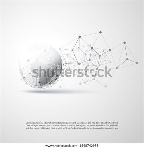 Black White Modern Minimal Style Cloud Stock Vector Royalty Free