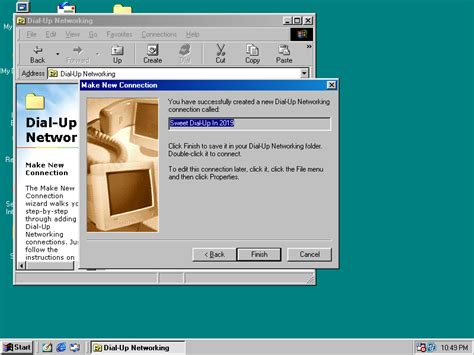 dial up modem connection