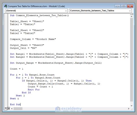 Compare Two Tables For Differences Catalog Library