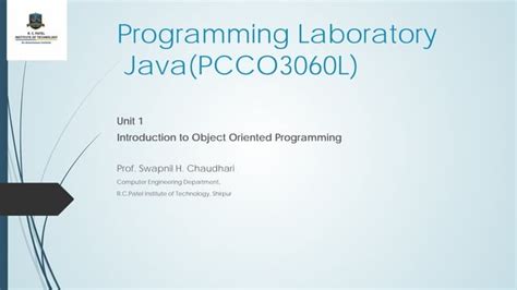 Programming Laboratory Unit 1pdf Free Download