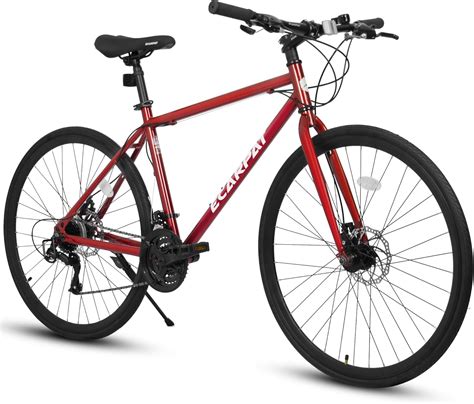 Ecarpat Road Bike Drop Bar 700c Tires 21 Speeds Hybrid