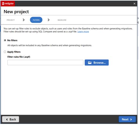 Setting Up A Project With A New Database In Ssms Sql Change Automation Product Documentation