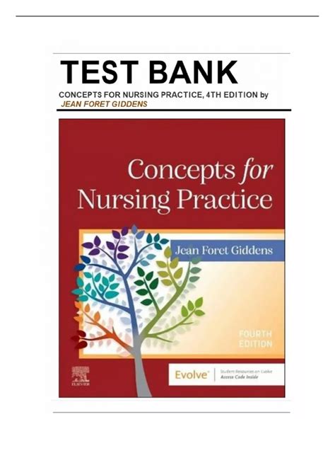 Test Bank For Concepts For Nursing Practice 4th Edition By Giddens Concepts For Nursing