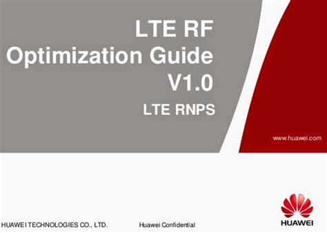 Telecom Knowledge And Experience Sharing Lte Optimization Guide
