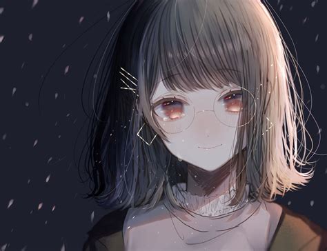 Anime Girl Wearing Bangs