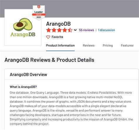 Congratulations To Arangodb G2 Big Data Vietnam