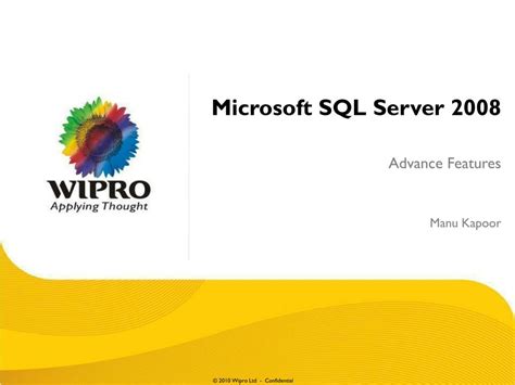 Ppt Microsoft Sql Server 2008 Powerpoint Presentation Free Download Id1570878