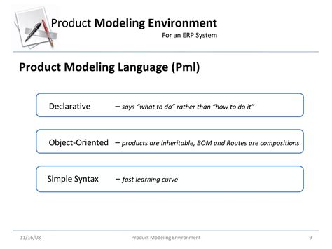 Modeling Environment For Product Configuration In An Erp System Ppt