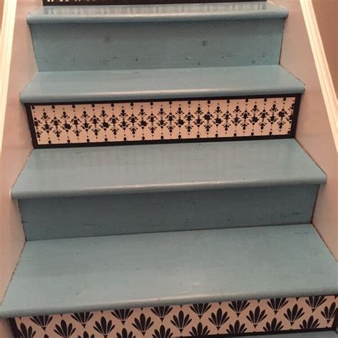 Custom Stair Riser Alternative To Stair Riser Decals And Vinyl Free Shipping Item 215 Etsy