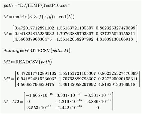 Solved Prime 10 Write Csv File With 15 Significant Figure Ptc