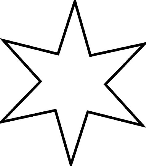 Original Png Clip Art File Outline Star Svg Images 522x593 Png Download
