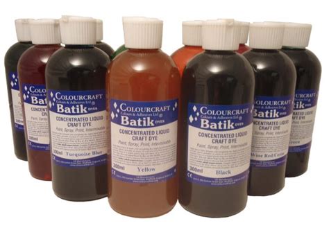 Liquid Batik Dye Fixer 100ml Colourcraft Colours And Adhesives Ltd