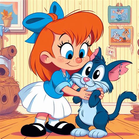 Elmyra And Furball Tiny Toons By Mnwachukwu16 On Deviantart