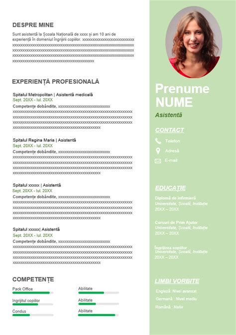 Cv Pentru Elevi ️ Descarcare Gratuita