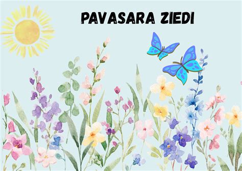 Pavasara Ziedi Mācību Materiāli