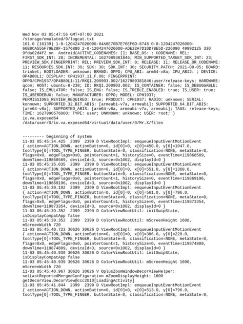 Logcat Pdf Smartphone Computing